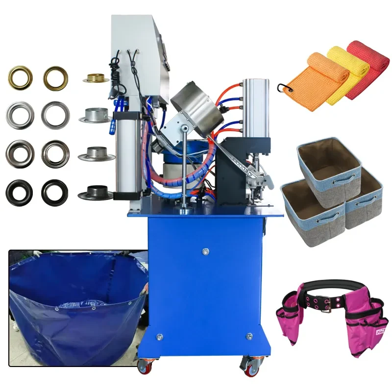 Pneumatic Eyelet Punching Machine - Eyelet Machine | Curtain Eyelet ...